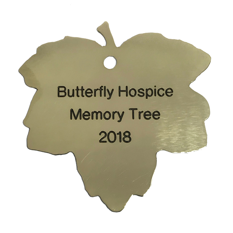 Field Maple plaque in brass, copper & stainless steel for the Finch ...