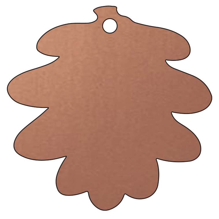 Finch Tree oak leaf plaques for mounting on our Fundraising Trees